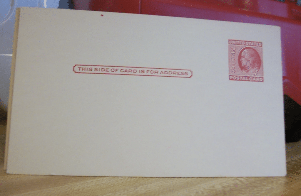 K2 Paper Prestamped Postcard (3 cards) - K2 Printing Paper